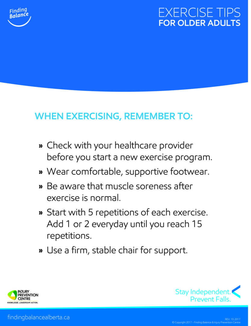Fall Prevention Resources - Westend Seniors Activity Centre