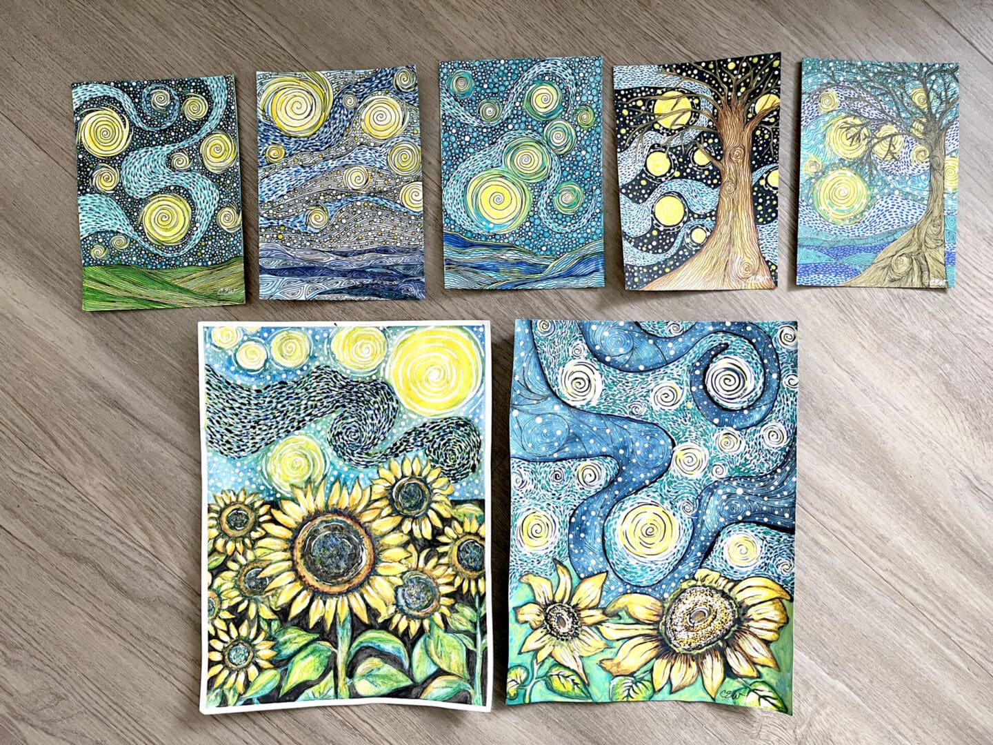 NEW - Starry Night Zentangle with Connie Ewashko SPRING/SUMMER • WE ...